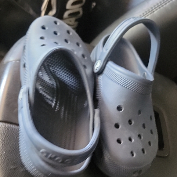 CROCS | Shoes | Crocs Blue Water Shoes With Perforated Design | Poshmark